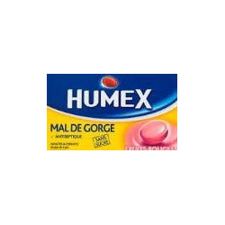 HUMEX MAL DE GORGE FRUITS ROUGES 20 mg SANS SUCRE