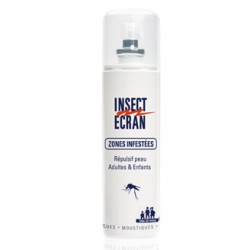 Insect ecran Zones infestées DEET