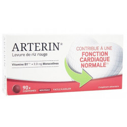 Arterin Levure de Riz Rouge 90 comprimés