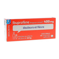 Ibuprofène Sandoz Conseil 400 mg : anti-douleur et fièvre